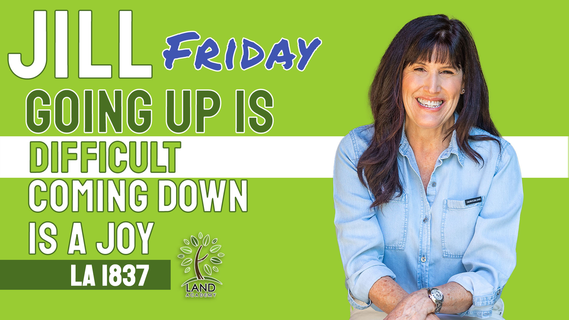 Jill Friday - Going up is Difficult Coming Down is a Joy (LA 1837)