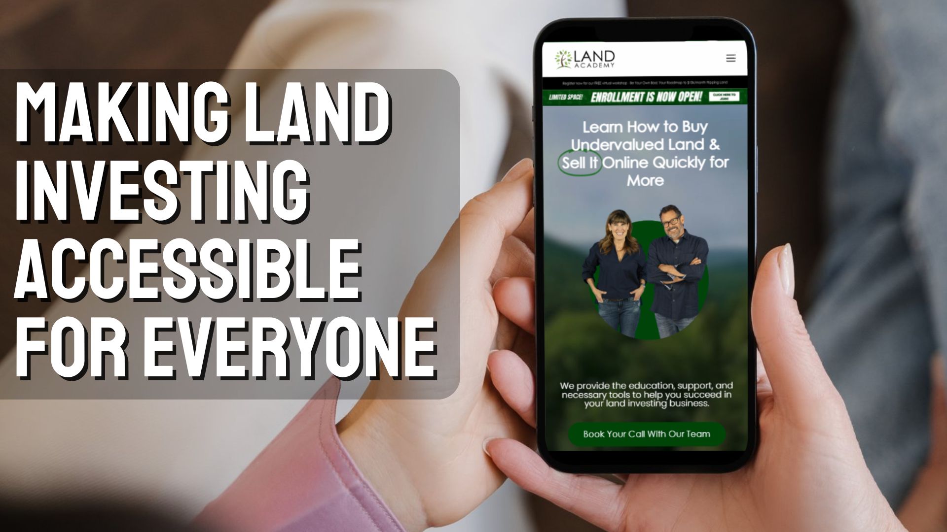 Making Land Investing Accessible for Everyone - Land Academy